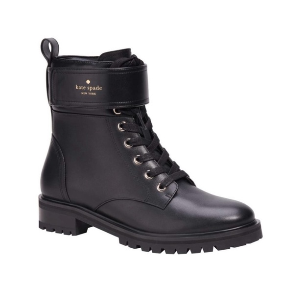 kate spade | Shoes | Kate Spade New York Joplin Black Leather Laceup ...